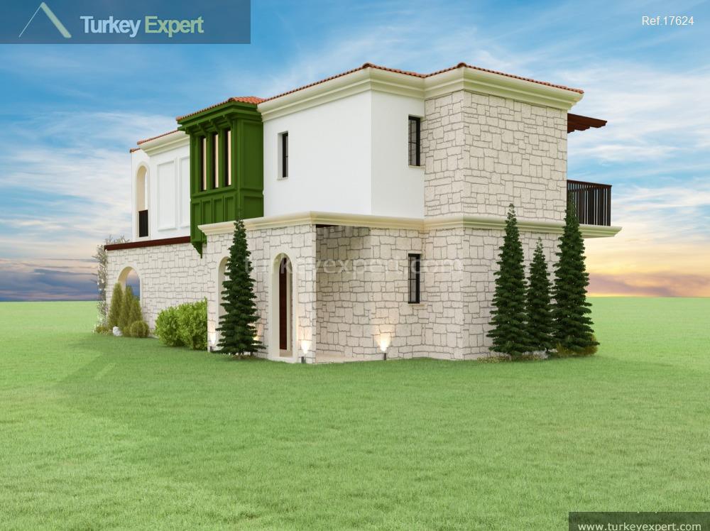 Traditional style villas with pool and garden in Davutlar Kusadasi